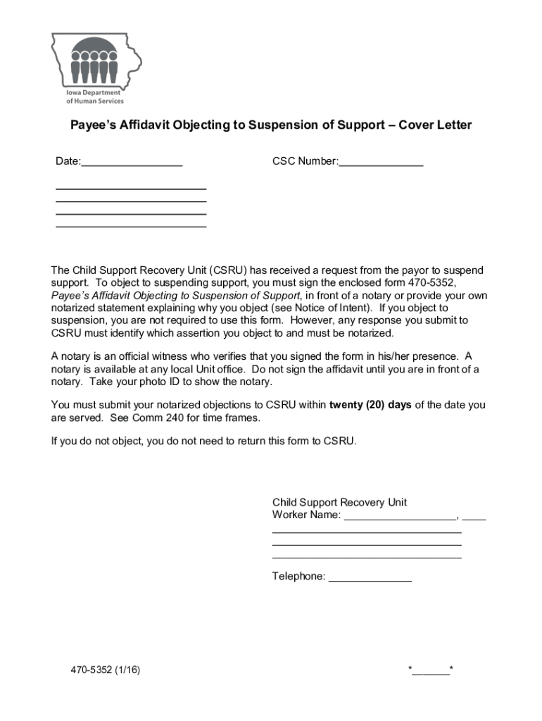 Fillable Online How to Write an Affidavit for Child Support Fax Email ...