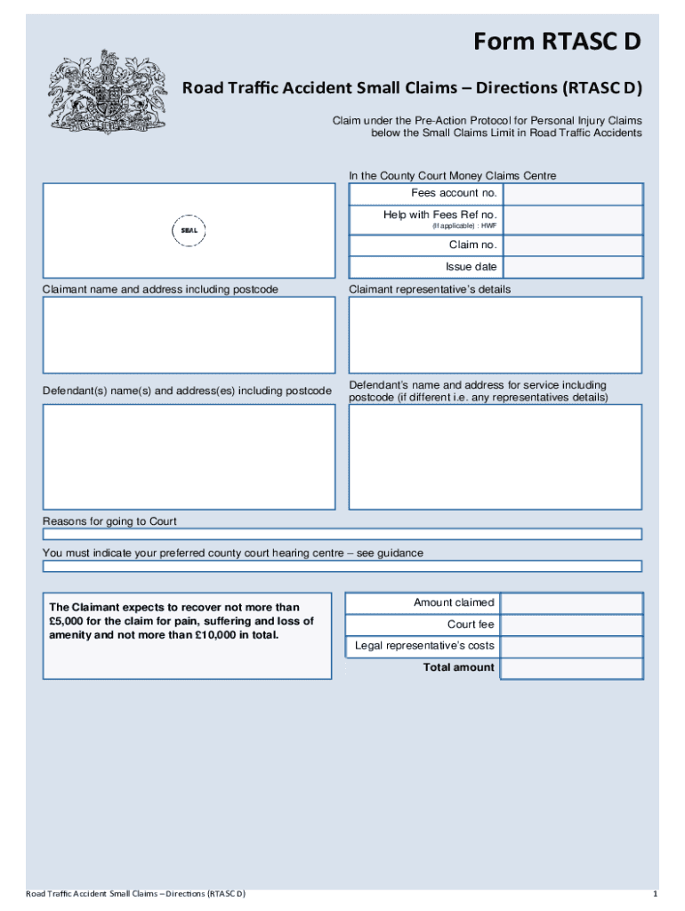 Fillable Online Small Claims Complaint and Summons Motor Vehicle ...