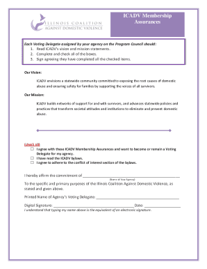 Fillable Online Why you should become a member of ICADV! Fax Email ...