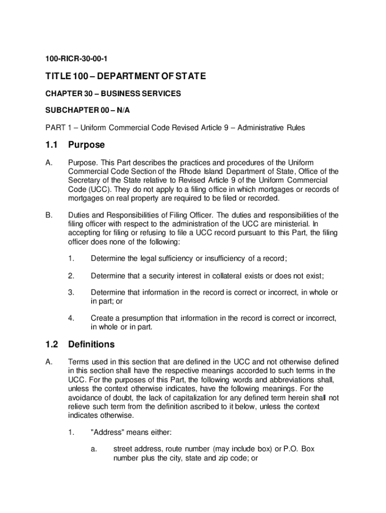 Fillable Online Uniform Commercial Code - Secretary of State - Sos.ky ...