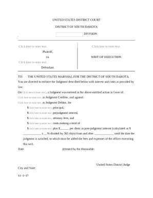 AFFIDAVIT AND REQUEST FOR ISSUANCE OF WRIT OF ... Doc Template | pdfFiller