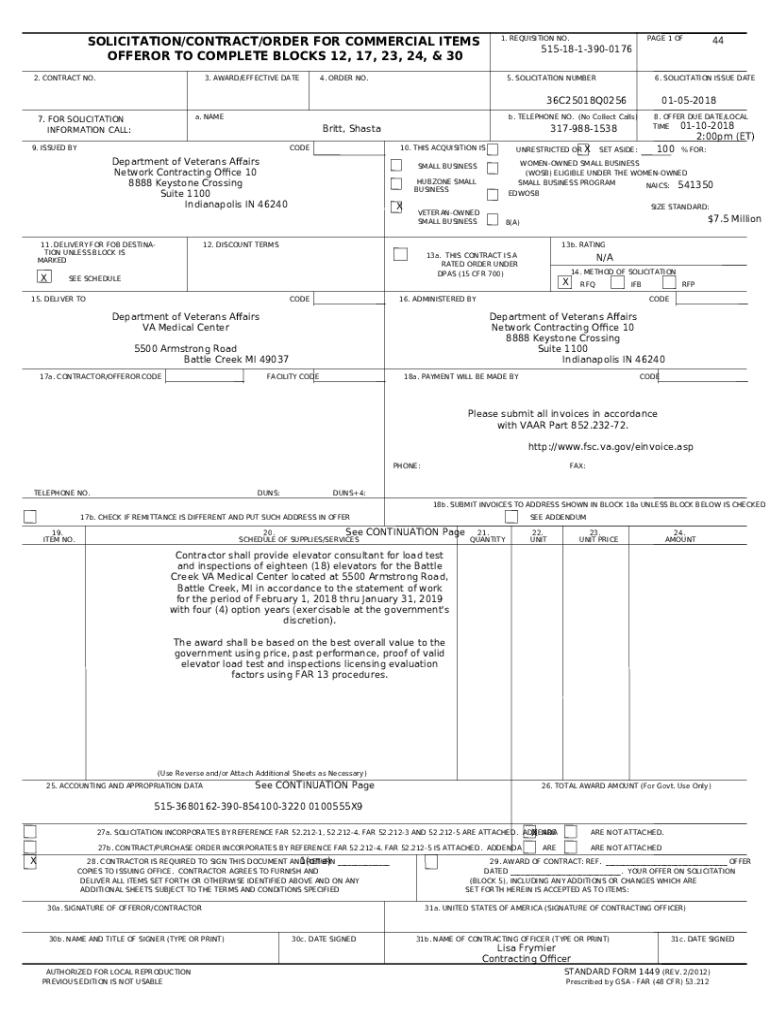 5STATEMENT OF WORK - Elevator Load Testing / Inspections8 Doc Template ...