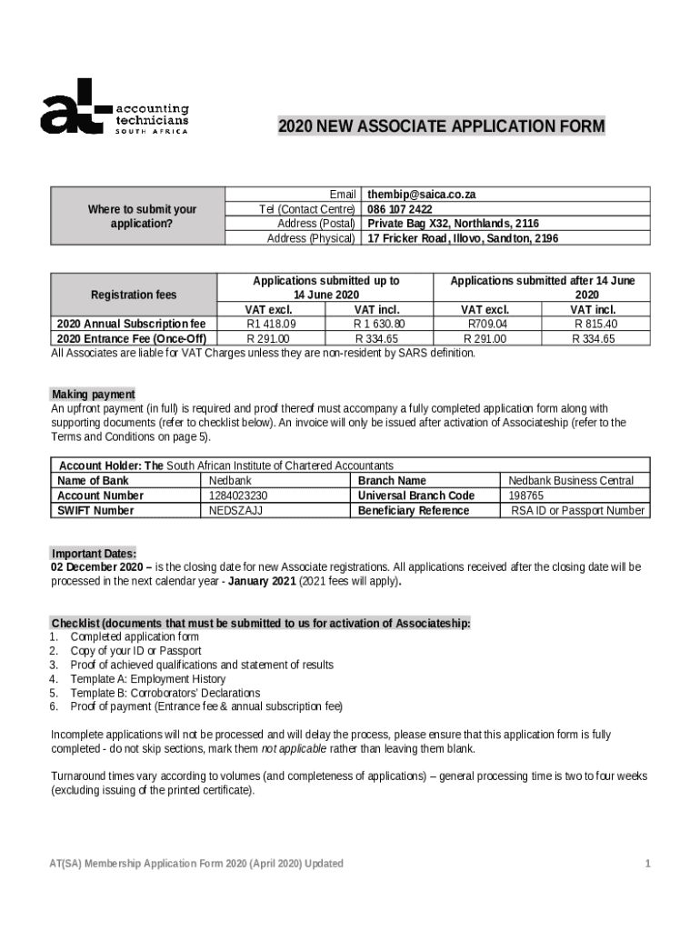 why become a saica at(sa)? Doc Template | pdfFiller
