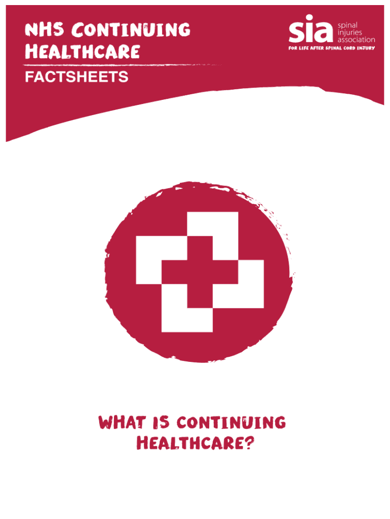 Fillable Online NHS continuing healthcare - Social care and support ...