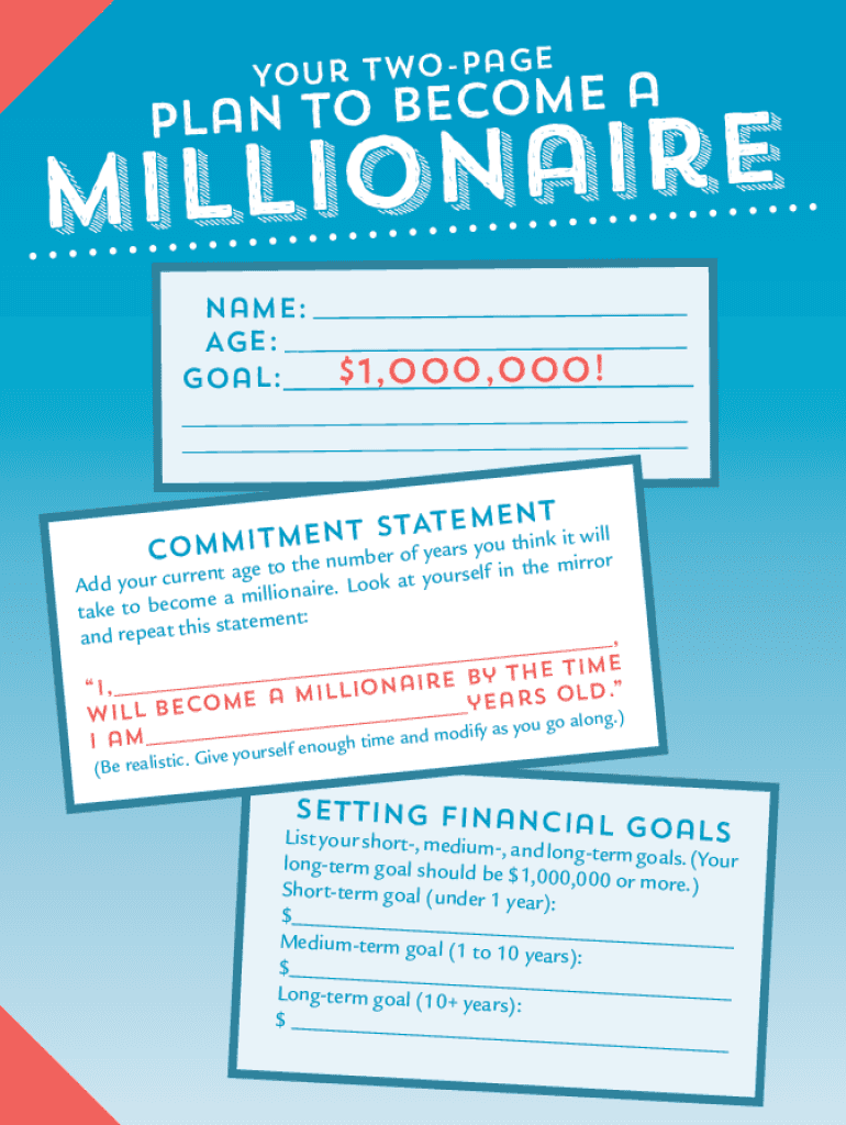 Fillable Online Millionaire Fax Email Print - pdfFiller