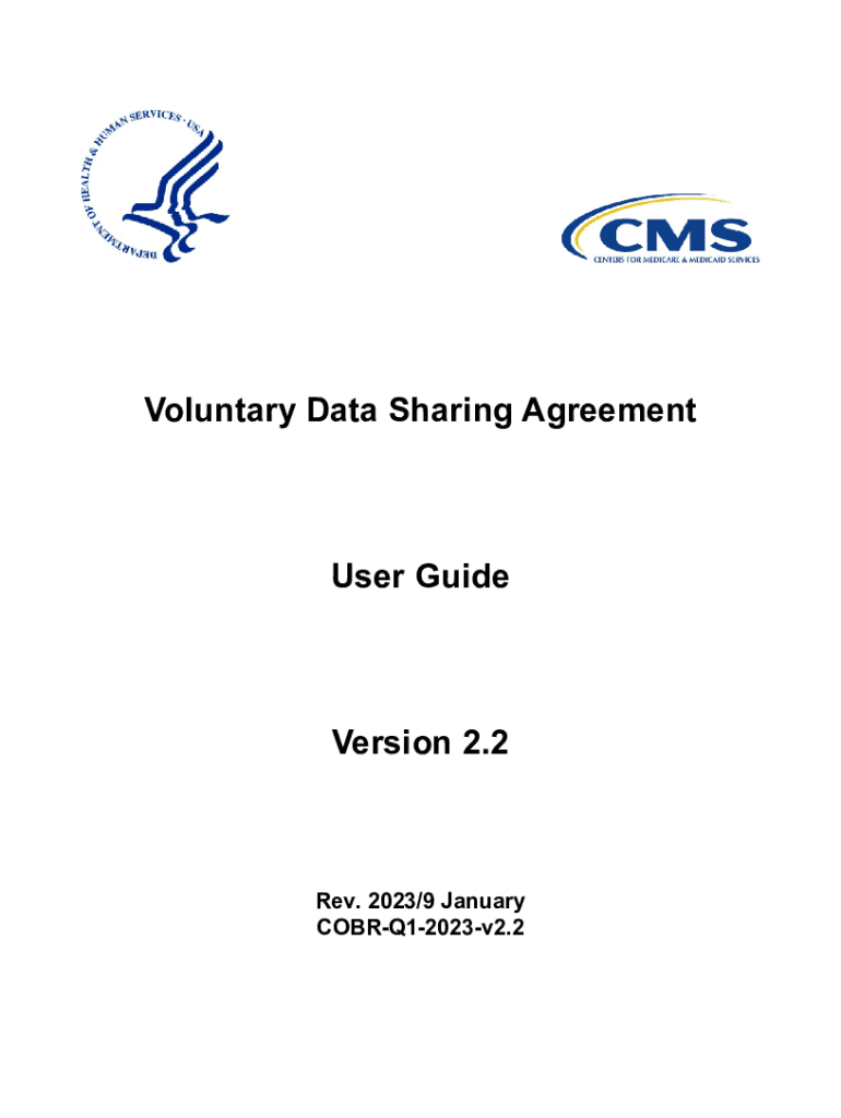 Fillable Online Voluntary Data Sharing Agreement User Guide Version 2.2 Fax Email Print - pdfFiller