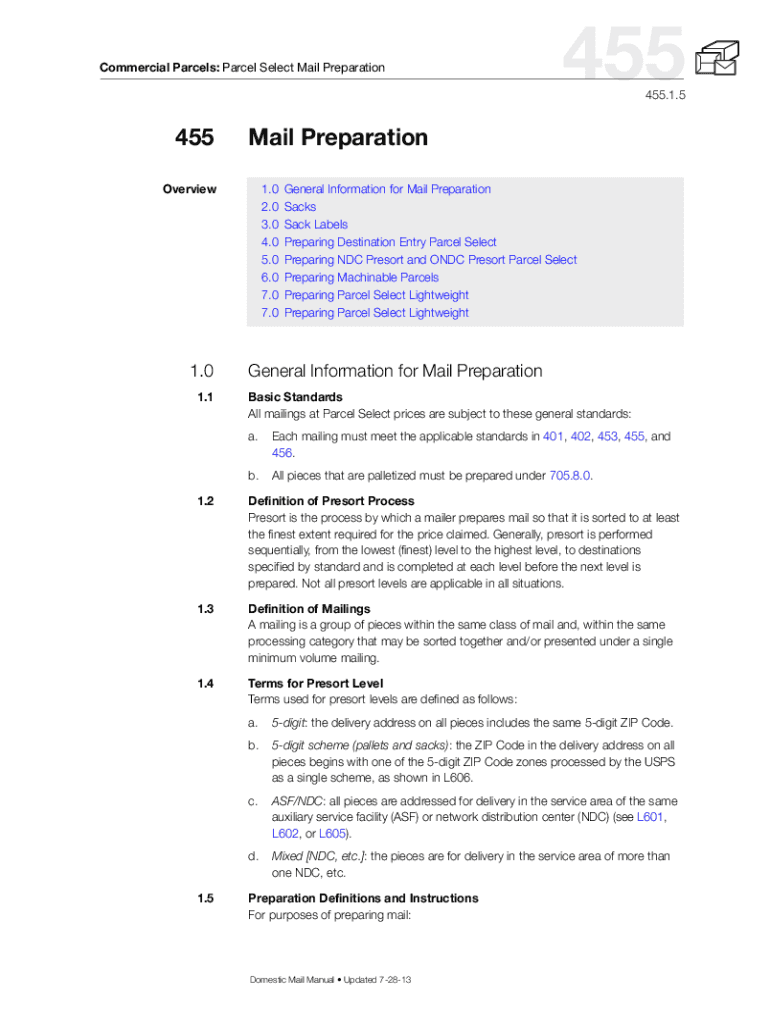 Fillable Online DMM 503 Extra Services - Postal Explorer - USPS Fax Email Print - pdfFiller