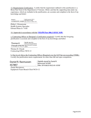 Fillable Online Justification and Approval (J&A) Sole Source Fax Email ...