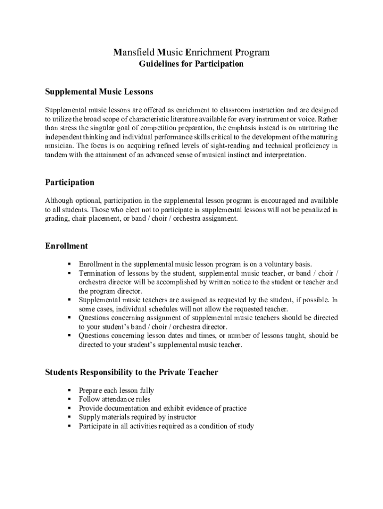 Fillable Online Five Ways To Get The Most Out Of Music Lessons Fax Email Print - pdfFiller