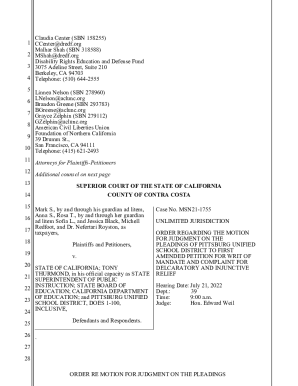 Fillable Online Plaintiffs' Unopposed Motion for Attorneys' Fees Fax ...