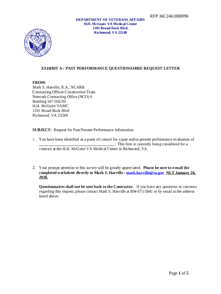 Past Perance Questionnaire Doc Template | pdfFiller