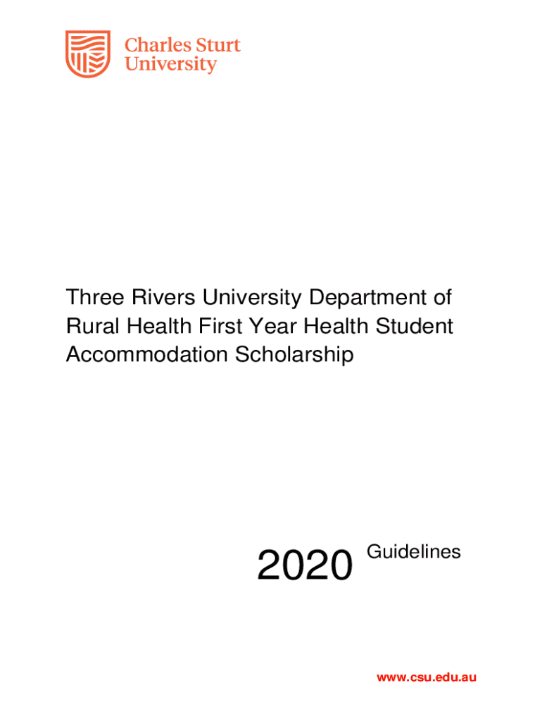 Fillable Online Three Rivers Department of Rural Health Footprint ...