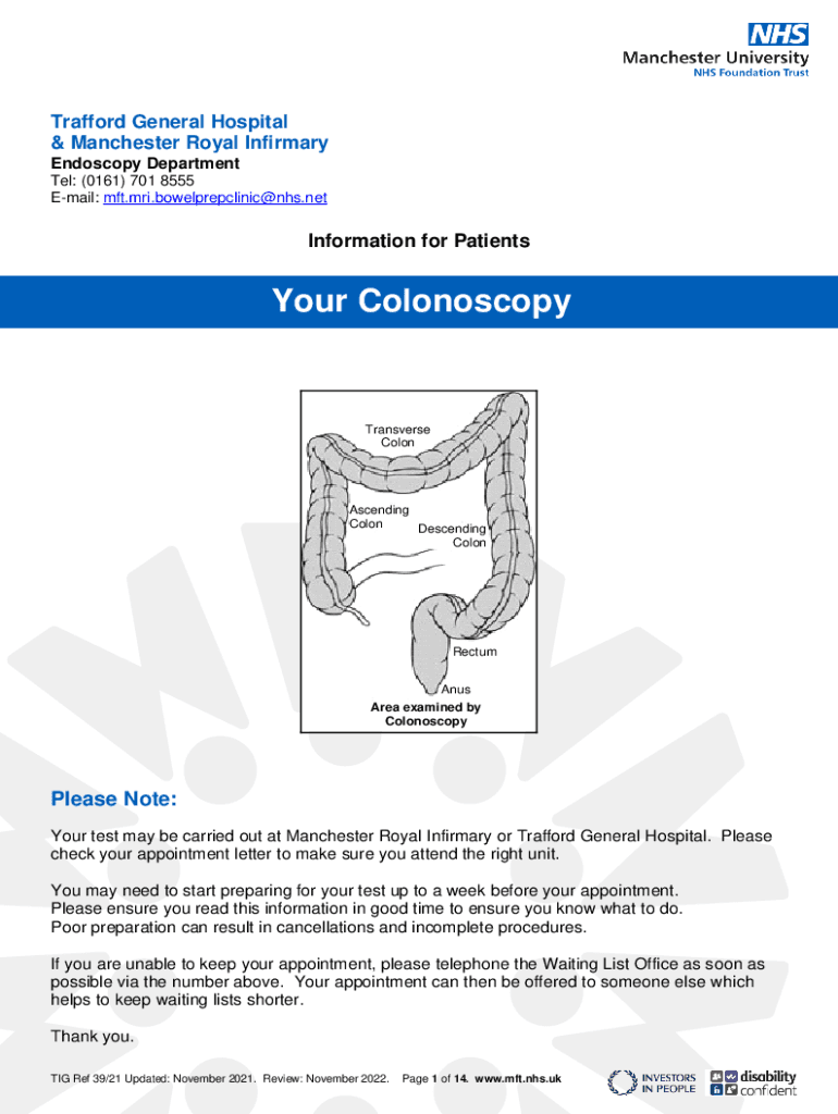 Fillable Online Your Gastroscopy (OGD) and Colonoscopy Fax Email Print ...