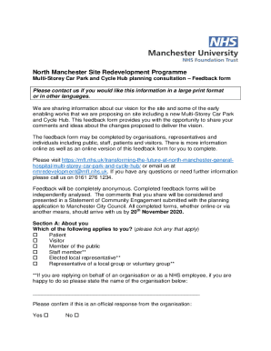 Fillable Online Statement of Community Involvement - Participate Now ...