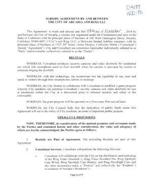 Fillable Online Residential Refuse and Recycling Agreement Fax Email ...