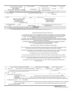 design build specifications - VA Vendor Portal - Veterans Affairs Doc ...