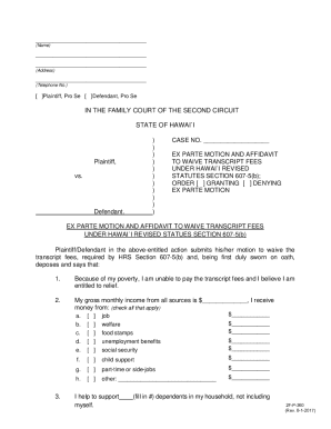 Fillable Online Petitioner's Motion to Seal Address and Telephone ...