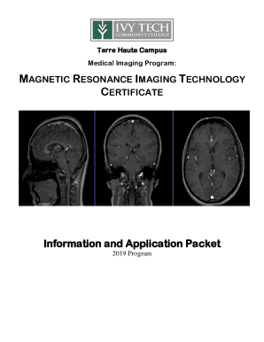 Fillable Online Magnetic Resonance Imaging Technology Certificate Fax ...