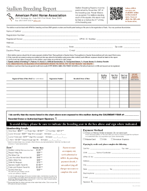 Fillable Online How to File a Stallion Breeding Report Online Fax Email ...