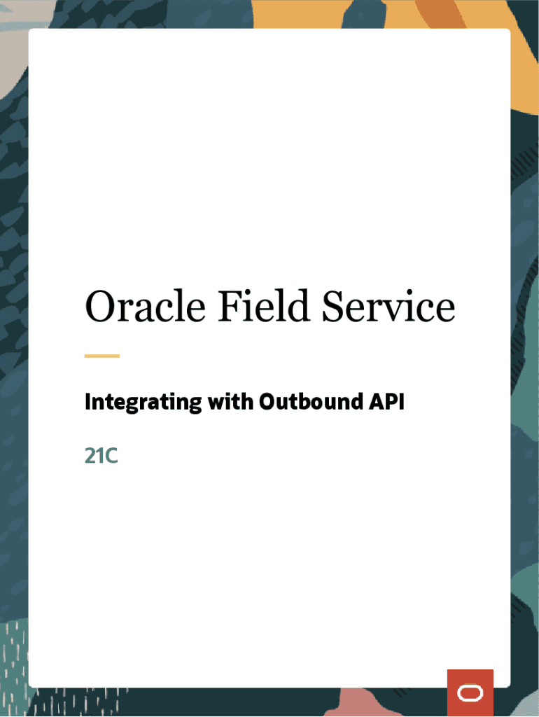 Fillable Online Oracle Field Service 21C What's New Fax Email Print ...