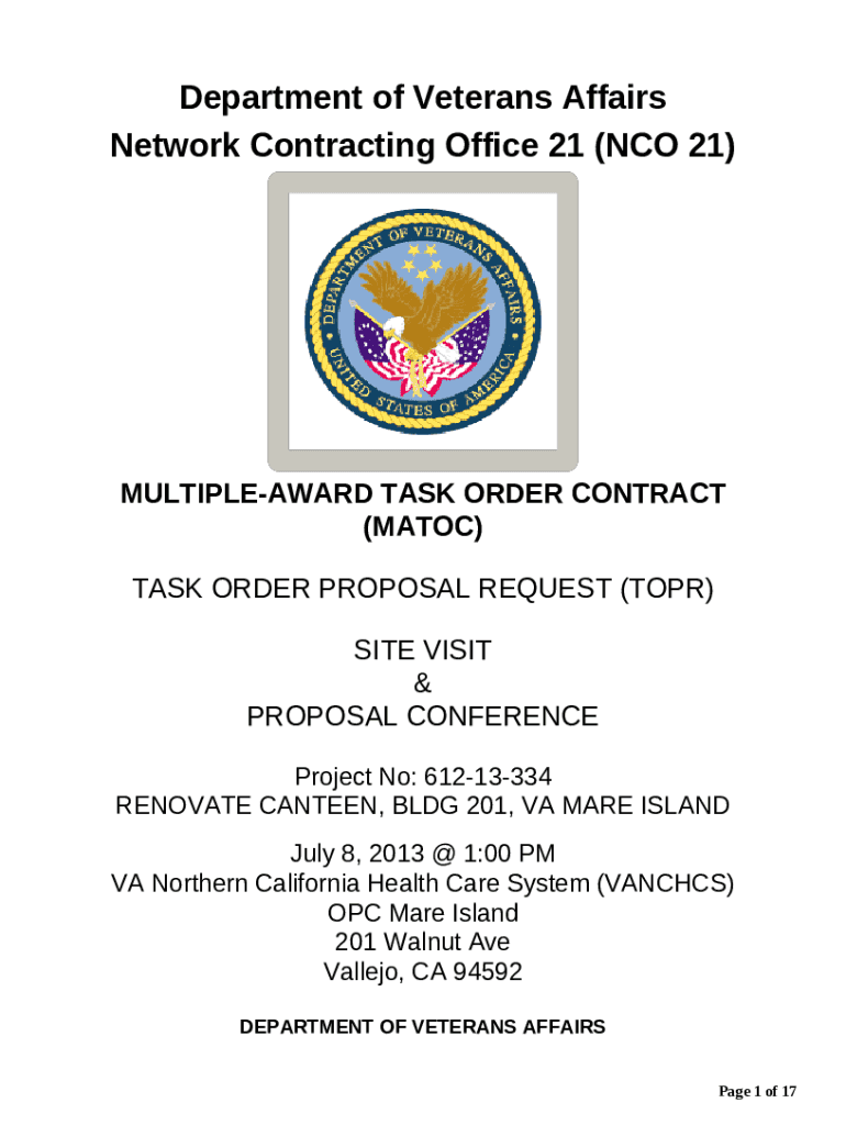 department of veterans affairs network contracting office 21 Doc ...