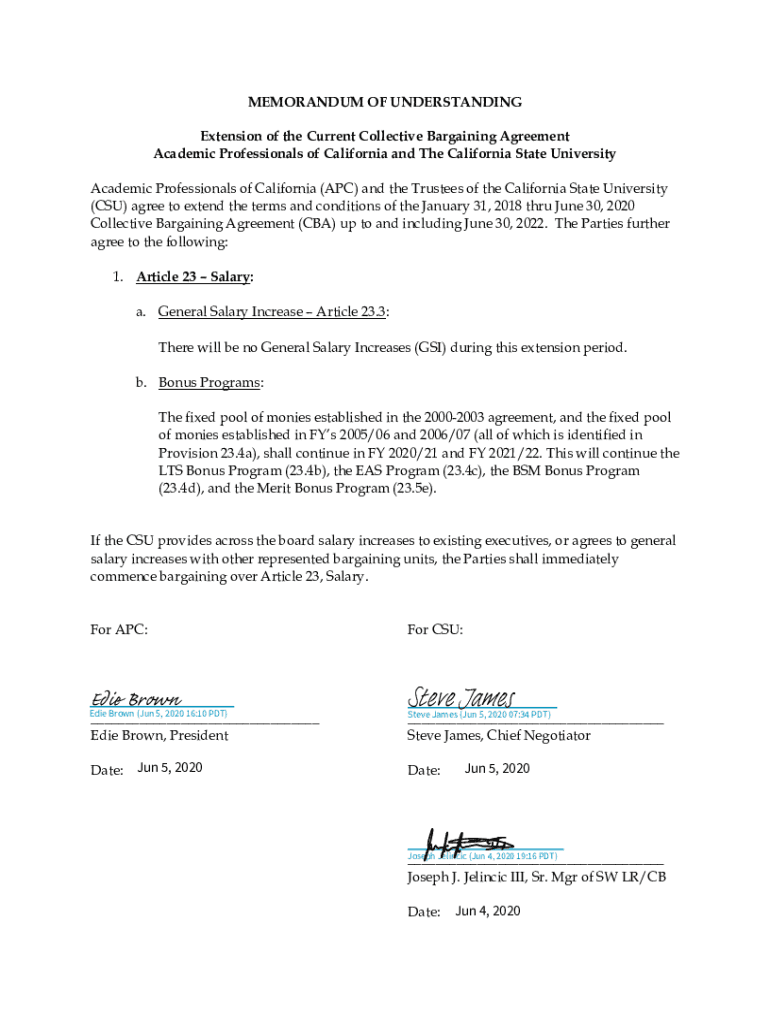 Fillable Online Collective Bargaining - Agreement Between Fax Email Print - pdfFiller