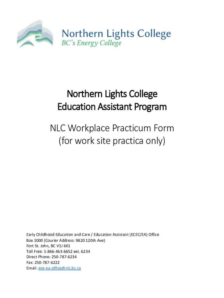 Fillable Online Early Childhood Education and Care Diploma Program Fax Email Print - pdfFiller