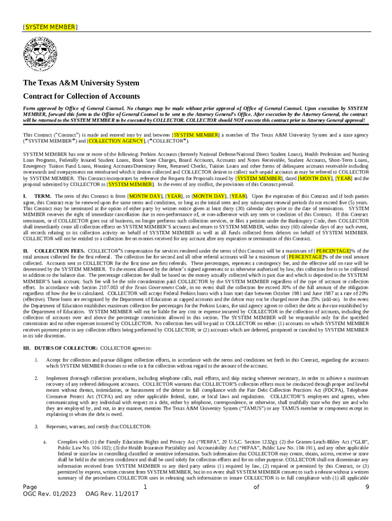 Collection-Contract-Template.docx Doc Template | pdfFiller