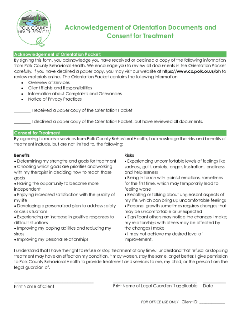 Fillable Online Patient Consent/Acknowledgement Form Fax Email Print ...
