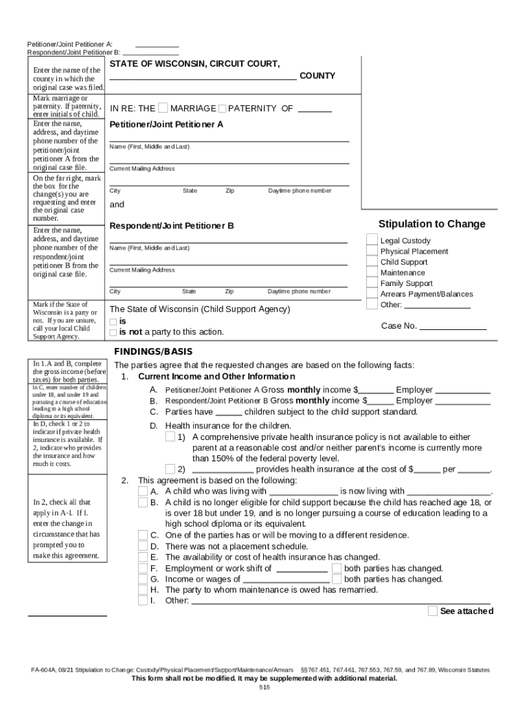 FA-4170V;Notice of Motion and motion to Change:Custody/ ... - co ...