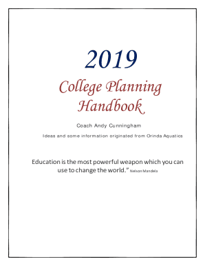 Fillable Online SWIM TEAM HANDBOOK Fax Email Print - pdfFiller