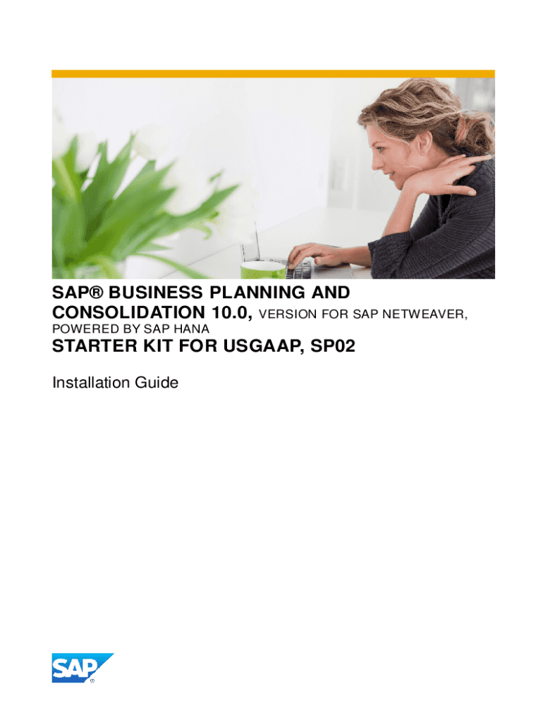 Fillable Online SAP Business Planning and Consolidation, version for ...