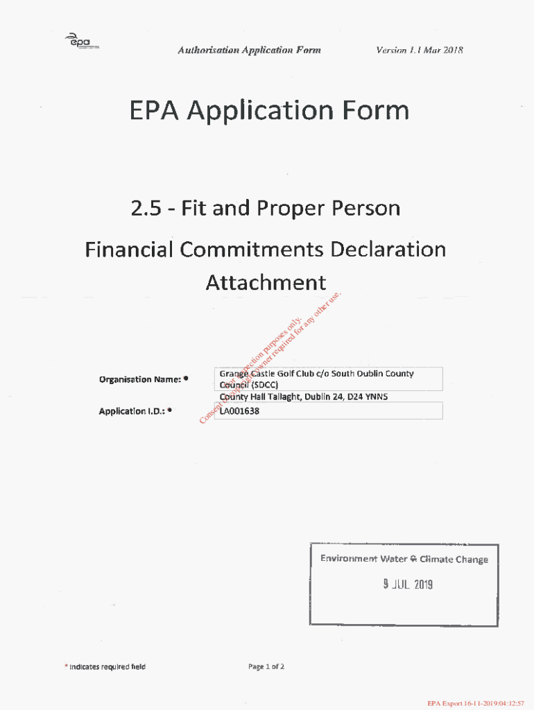 Fillable Online EPA Applica.tion Form Fax Email Print - pdfFiller