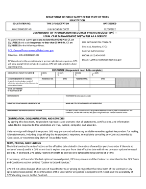 Fillable Online Texas Department of Information Resources (DIR) Contract Fax Email Print - pdfFiller