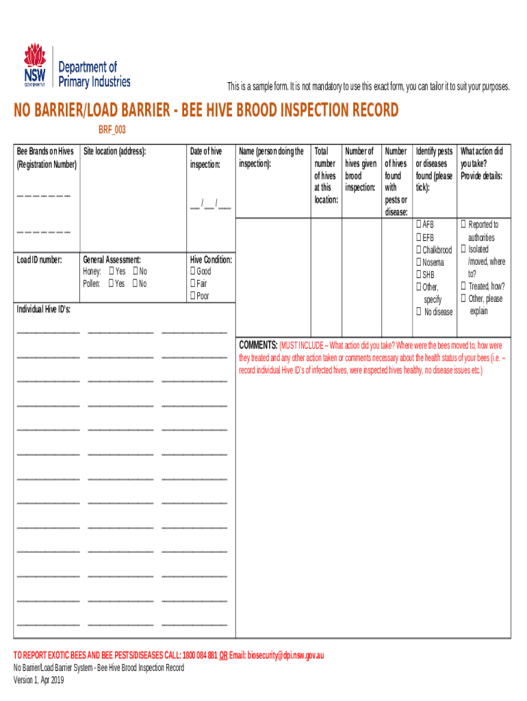 TEMPLATES FOR RECORDS OF BIOSECURITY Doc Template | pdfFiller