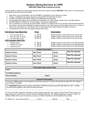 Fillable Online Sodexo food service to end in Columbus schools Fax ...