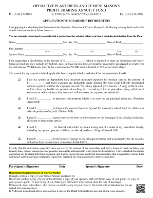 Fillable Online OPERATIVE PLASTERERS AND CEMENT MASONS PROFIT ... Fax ...