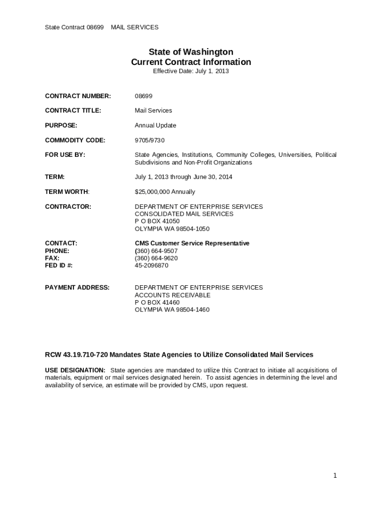 How to Use Statewide Contracts Doc Template | pdfFiller