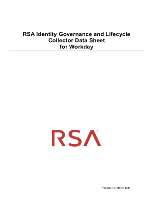 Fillable Online RSA Identity Governance and Lifecycle Collector Data ...