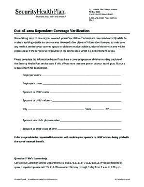 Fillable Online Roster Billing Form - CMS 1500 - Security Health Plan ...