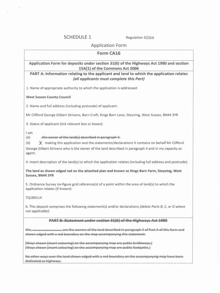 Fillable Online SCHEDULE 1 Application Form Fax Email Print - pdfFiller
