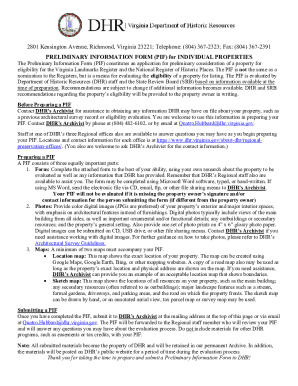 Fillable Online Department of Historic Resources Fax Email Print - pdfFiller