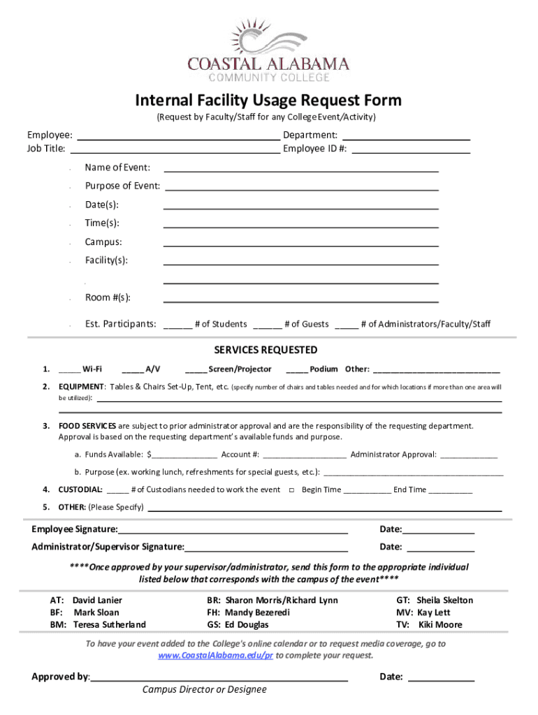 Fillable Online Fillable Transportation Request Form (Coastal Alabama ... Fax Email Print ...