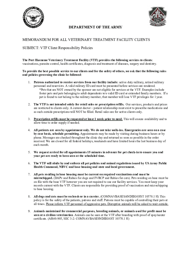 Fillable Online DEPARTMENT OF THE ARMY MEMORANDUM FOR ALL ... Fax Email ...