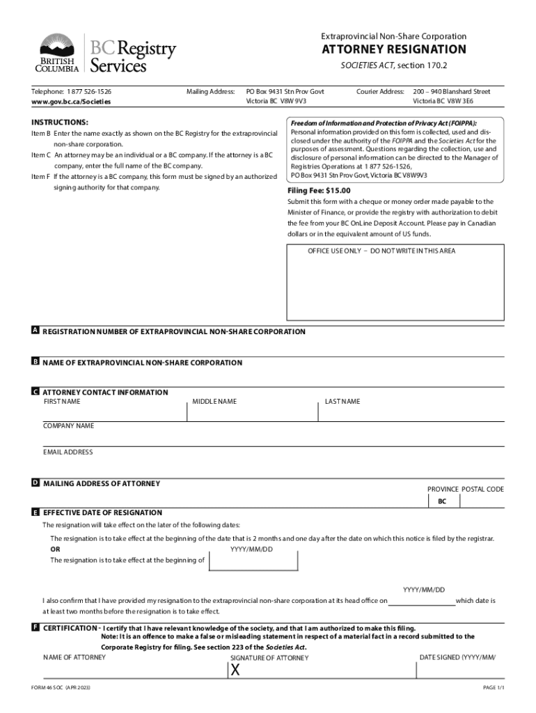 Fillable Online SOCIETIES ACT, section 170 Fax Email Print - pdfFiller
