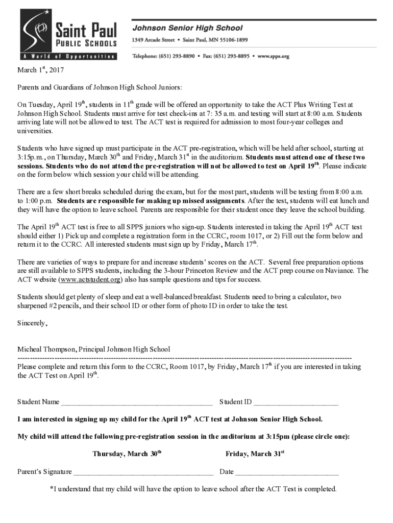 Fillable Online Student Services Newsletter - Marriotts Ridge High ...