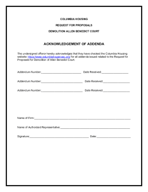 Fillable Online REQUEST FOR PROPOSALS DEMOLITION Allen ... Fax Email ...