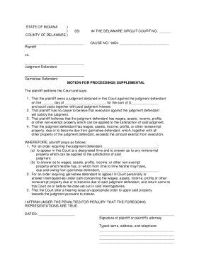 Fillable Online Final Order in Garnishment to Employer Use this form ...