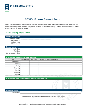 Fillable Online Paid COVID-19 Leave/Expanded School Leave Request ...
