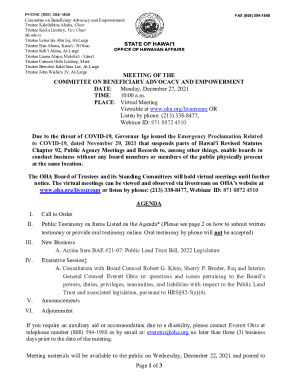 Fillable Online Trustee Dan Ahuna, Kauai / Niihau Fax Email Print ...